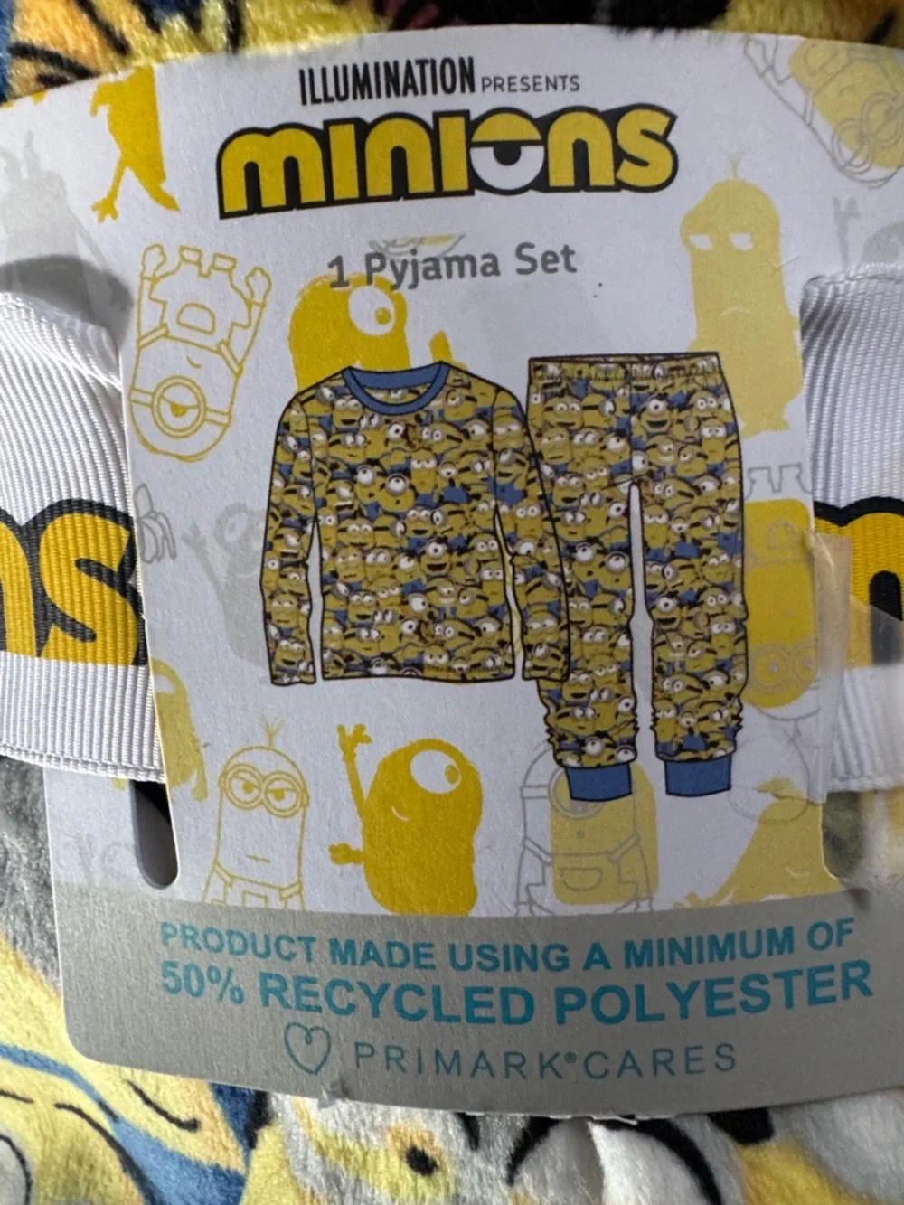 Primark | Pajamas | Primark Minions Fleece Pajama Set Yellow Blue ...